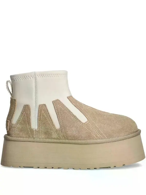 UGG Classic Mini Dipper Platform Ankle Boots