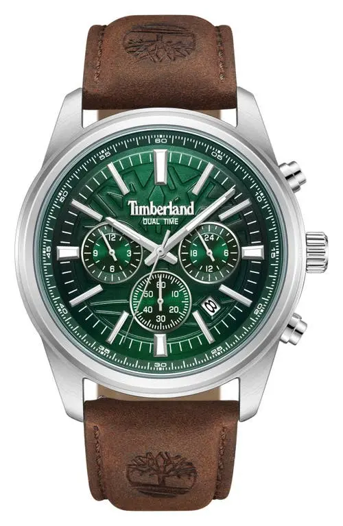 Timberland Northbridge Multifunction Chronograph Strap Watch - Dark Brown