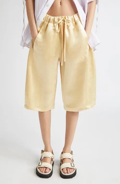 JULIE KEGELS Pifty Satin Shorts
