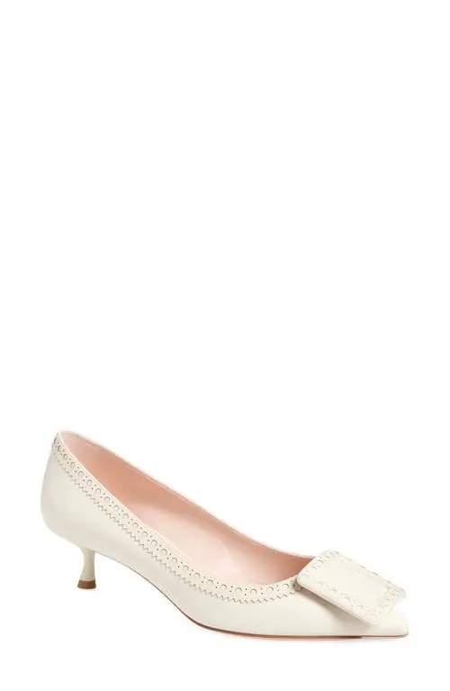 ROGER VIVIER Viv In The City Pointed Toe Pumps - Cire