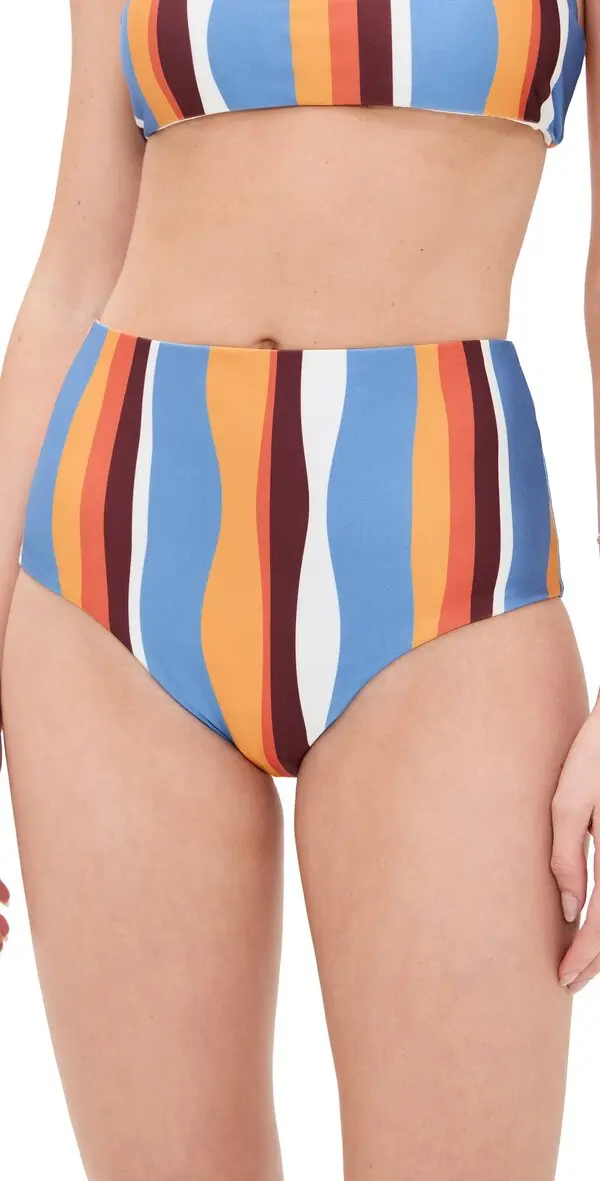 Minkpink Ripple High Bikini Bottom