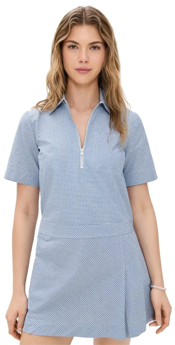 ALIGNE Yolanda Gingham Mini Dress