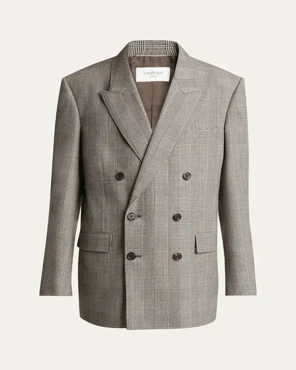 Saint Laurent Double-breasted Relaxed Blazer