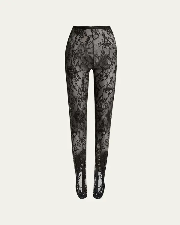 Givenchy Lace Stirrup Leggings
