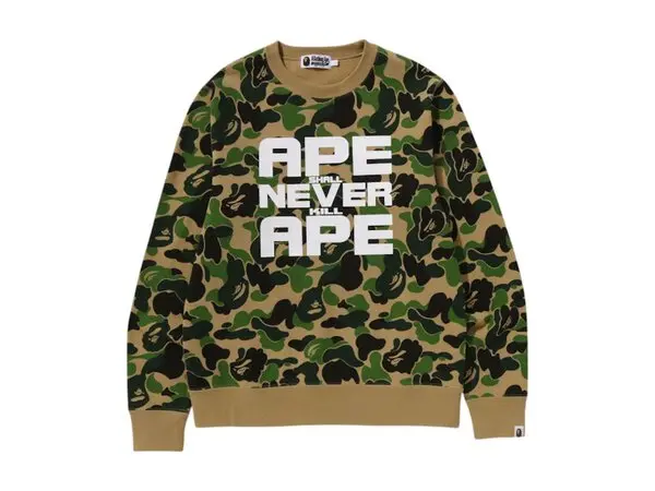 BAPE Camo Asnka Crewneck Sweatshirt