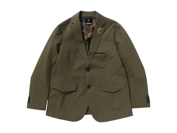 BAPE Button Detailed Blazer Jacket