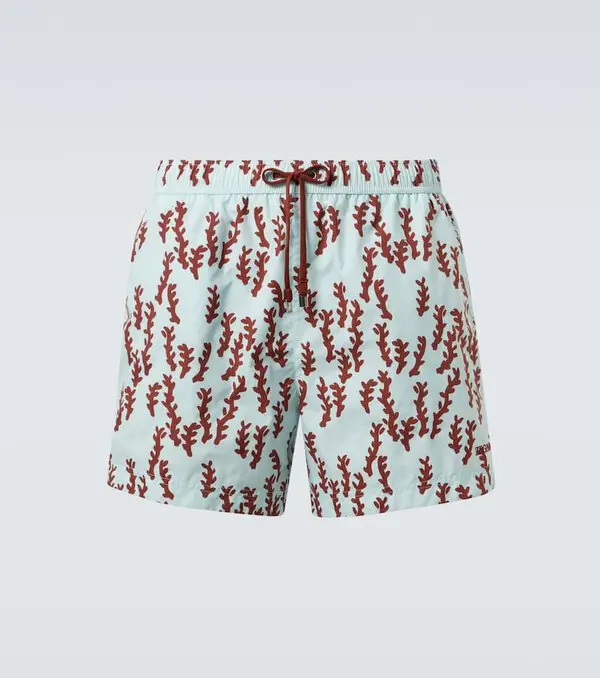 Zegna Printed Swim Trunks - Multicoloured