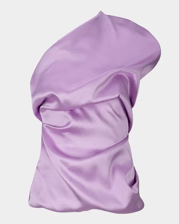 MARQUES' ALMEIDA Draped Heavy Satin Top