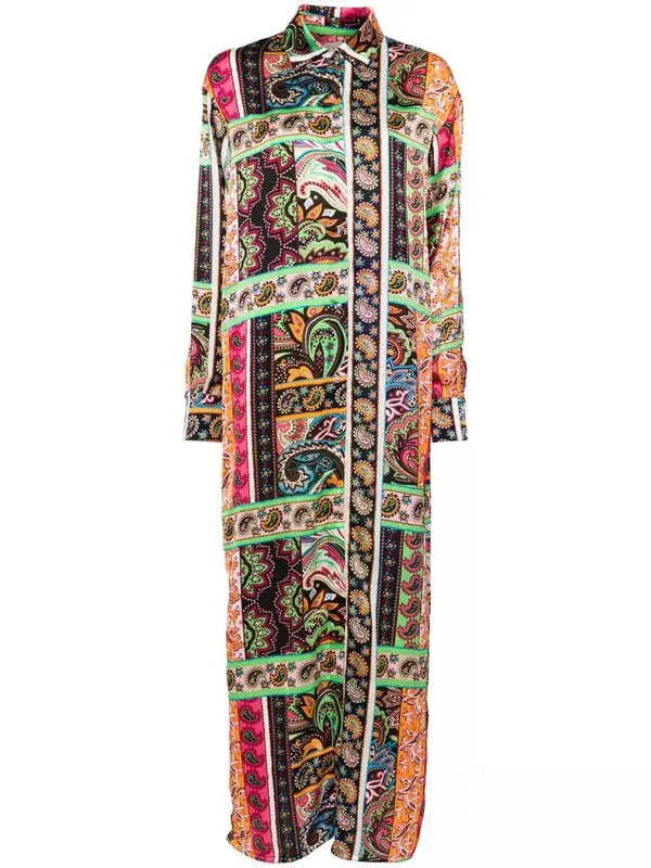 BAMBAH Button-down Maxi Dress - Black