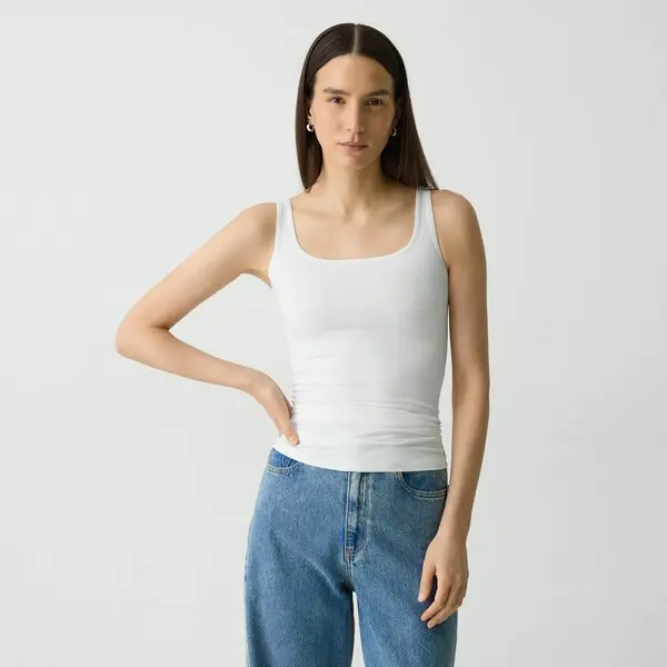 Theory Scoop Neck Tank Top - White