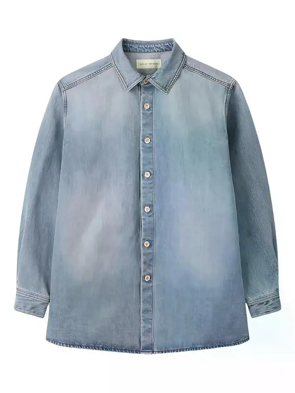 MAN ON THE BOON. Denim Shirt