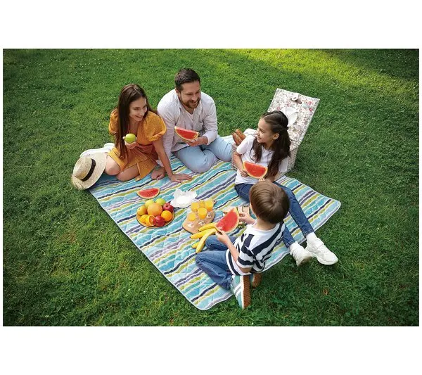 SCOUT Bluehemian Rhapsody Water Resistant Outdo Or Blanket