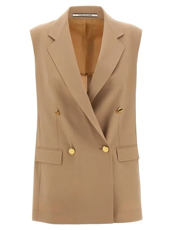 Tagliatore Bernice Vest - Beige