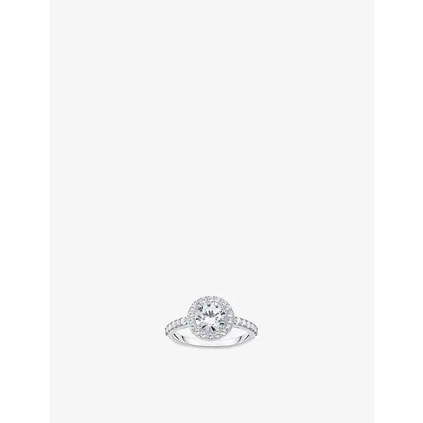 THOMAS SABO Halo Sterling-silver And Cubic Zirconia Ring