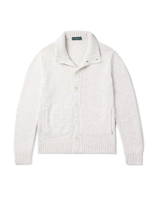 Incotex Zanone Cotton Cardigan - Neutrals