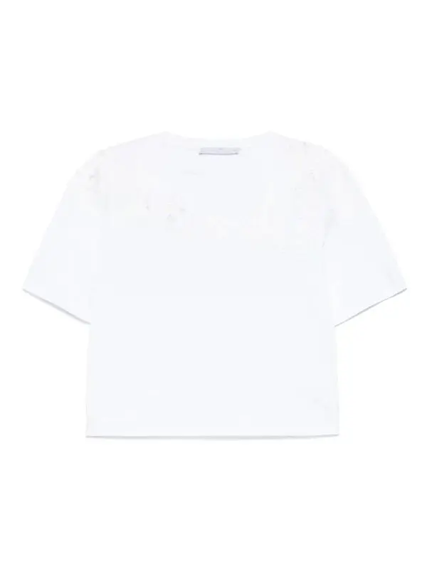 Ermanno Scervino Floral-patch T-shirt