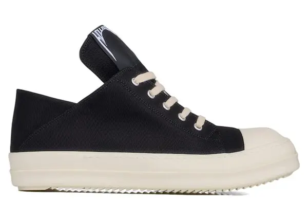 Rick Owens Hollywood Slip-on Sneakers - Black/milk