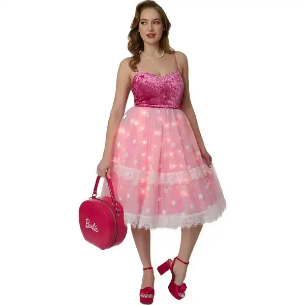 knee length dresses for ladies Lisa Maxi Dress, in Light Pink Luxe Satin, Size: Large | Show Me Your Mumu main image 1