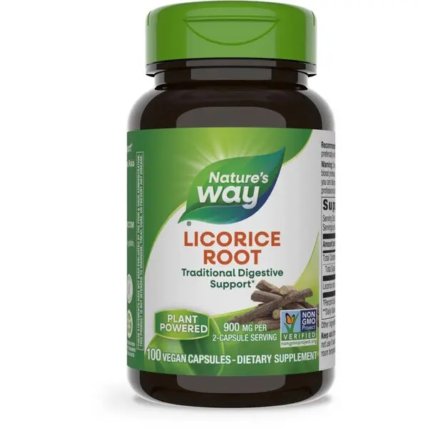 NATURE'S WAY Licorice Root 100 Capsules