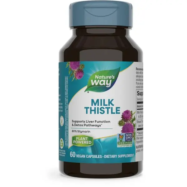 NATURE'S WAY Milk Thistle Se 60 Capsules