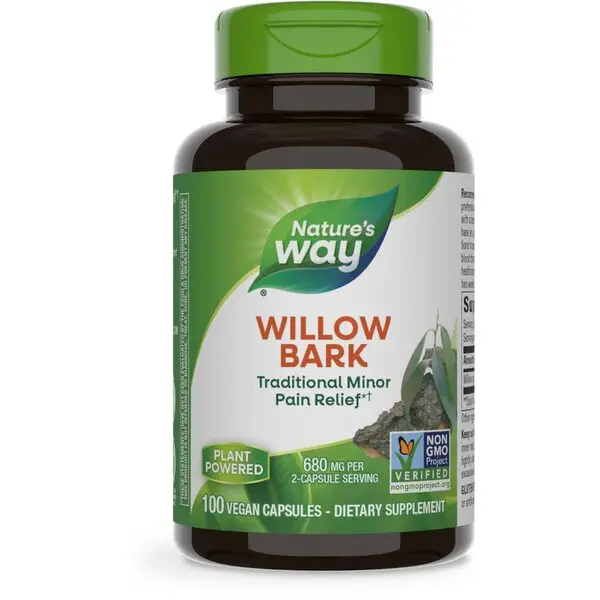 NATURE'S WAY White Willow 100 Capsules