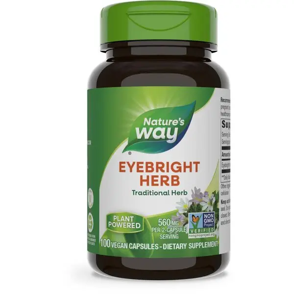 NATURE'S WAY Eyebright Herb 100 Capsules