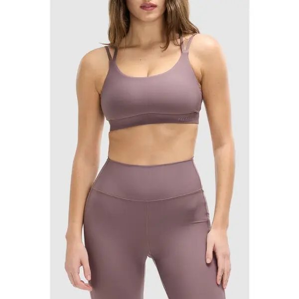 PELOTON Cadent Strappy Y Back Bra - Sparrow