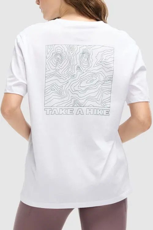 PELOTON Cotton Graphic Tee - Bright White 3