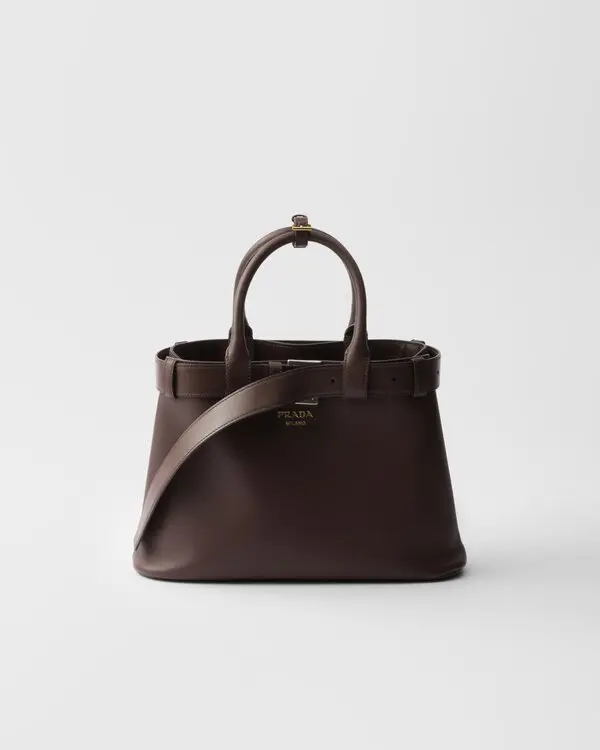 Prada Buckle Small Leather Handbag - Briarwood