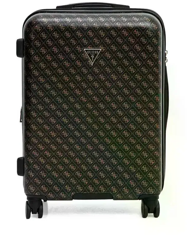 Guess 4g-Logo Luggage In Black 20% Off Editorialist