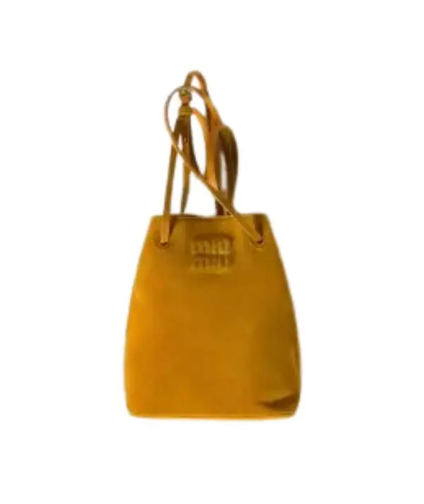 Miu Miu Suede Pouch - Whiskey