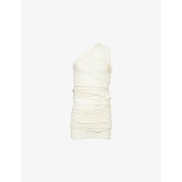 Rick Owens Hollywood Banana Draped Cotton-jersey Top