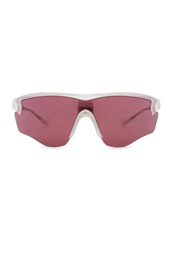 DISTRICT VISION Junya Racer Sunglasses - Clear & D+ Black Rose