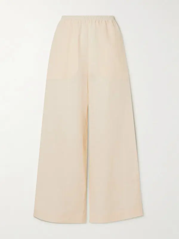 ERES L'intemporel Select Linen Wide-leg Pants - Neutrals