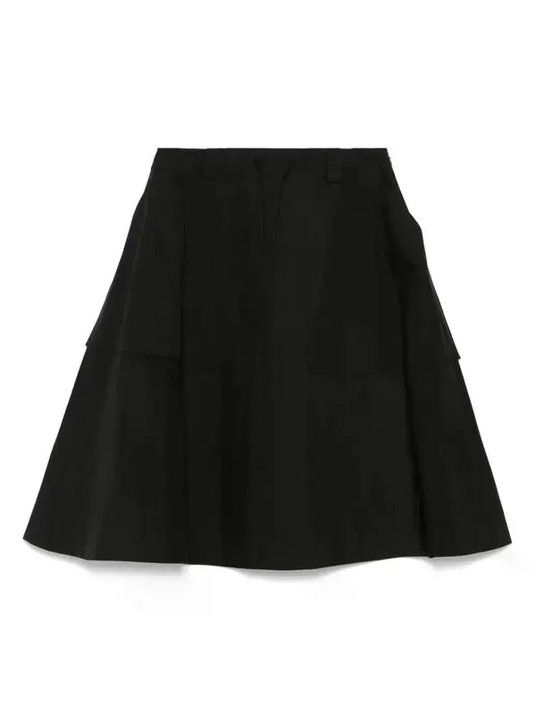 Moschino A-line Midi Skirt - Black