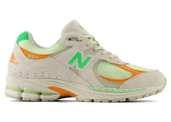NEW BALANCE 2002r Sneakers - Linen/green Apple/sizzle