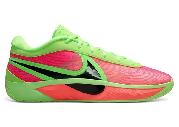 Nike Giannis Zoom Freak Eva Sneakers - Lime Blast/metallic Silver/hyper Pink