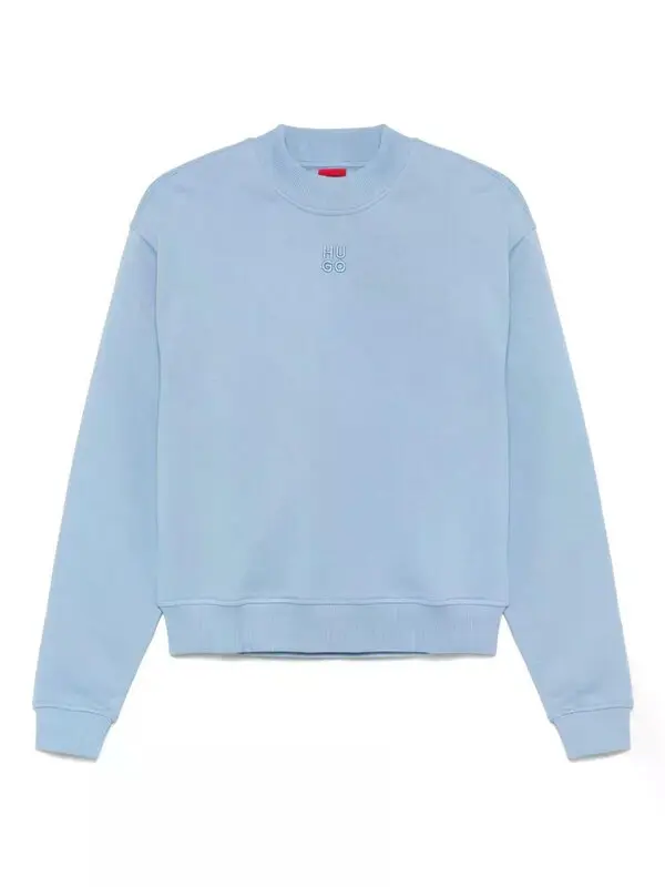 Hugo Boss Stacked Logo-embroidered Sweatshirt