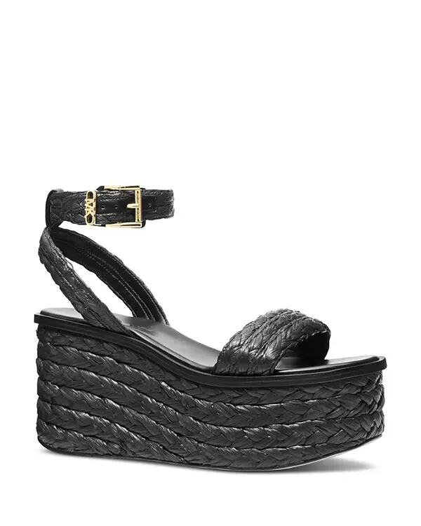 Michael Kors Sandra Platform Sandals - Black
