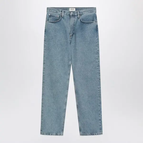 AGOLDE Light Wash Jeans In Regenerated Denim - Blue