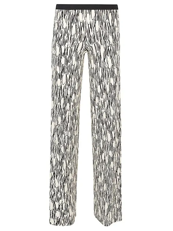 SIYU Printed Palazzo Trousers - Multicolour