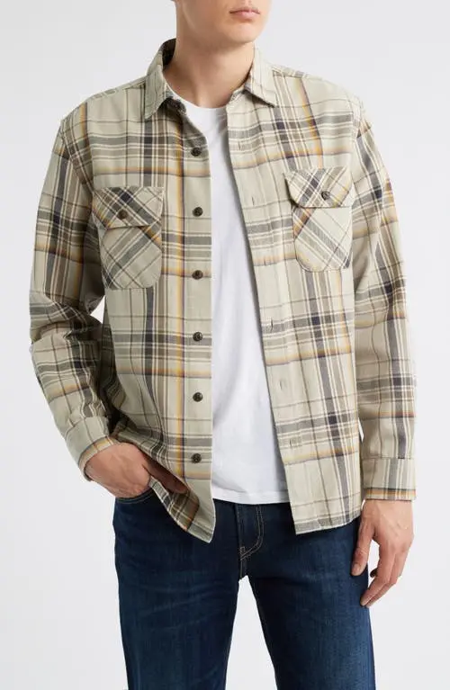 Pendleton Beach Shack Plaid Button-up Shirt - Tan Multi Plaid