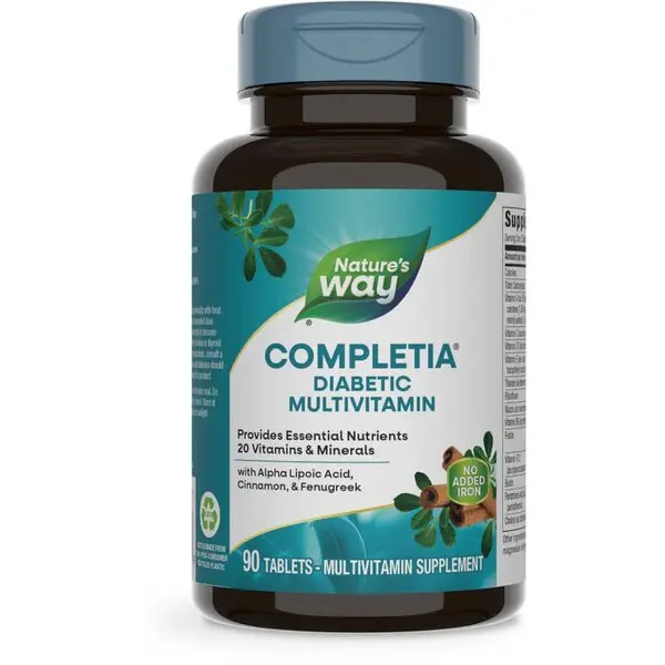 NATURE'S WAY Completia Diabetic Multi-vitamin 90 Tablets