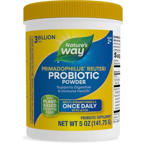 NATURE'S WAY Primadophilus Reuteri Probiotic Powder 141.8 Grams
