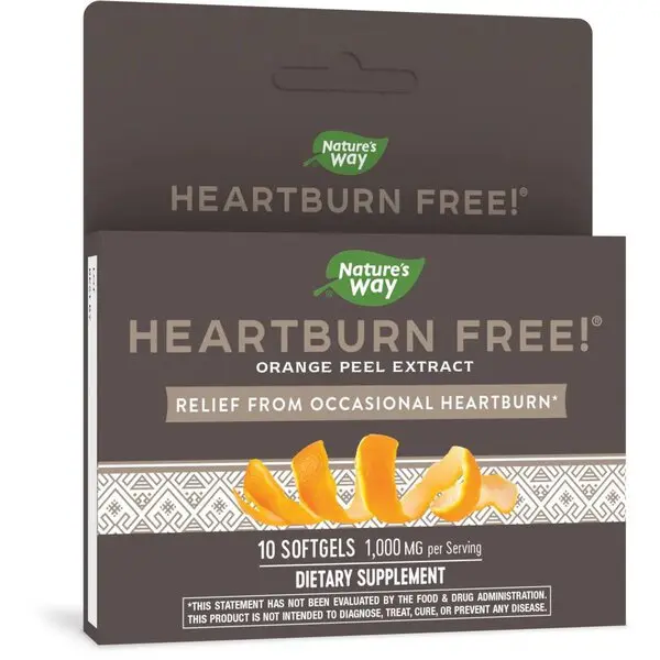 NATURE'S WAY Heartburn Free W/roh10 10 Softgels
