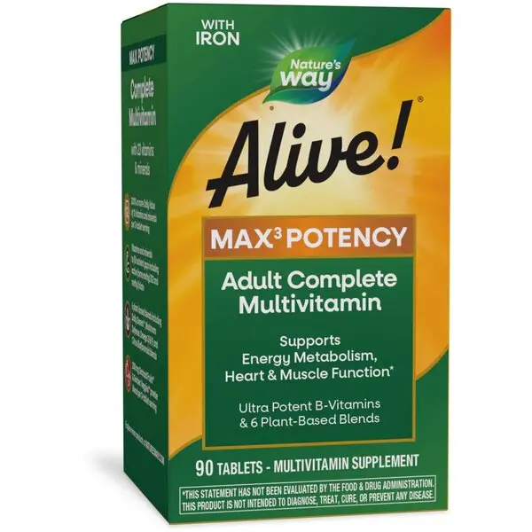 NATURE'S WAY Alive! Multi-vitamin 90 Tablets