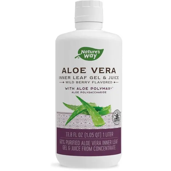 NATURE'S WAY Aloe Vera Gel And Juice 1 Liter