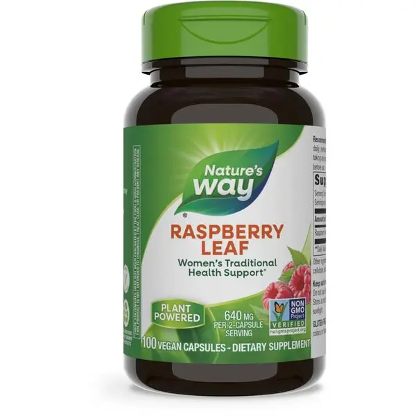 NATURE'S WAY Red Raspberry Leaf 100 Capsules