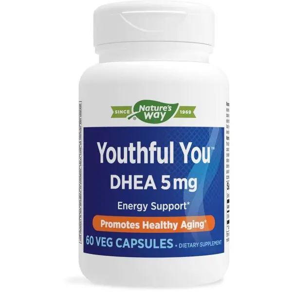 NATURE'S WAY Youthful You Dhea 5mg 60 Capsules