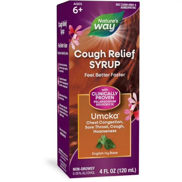 NATURE'S WAY Umcka Cough Max Relief Syrup 120 Milliliters